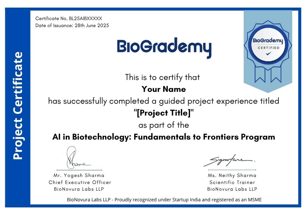 AI in Biotechnology - BioGrademy